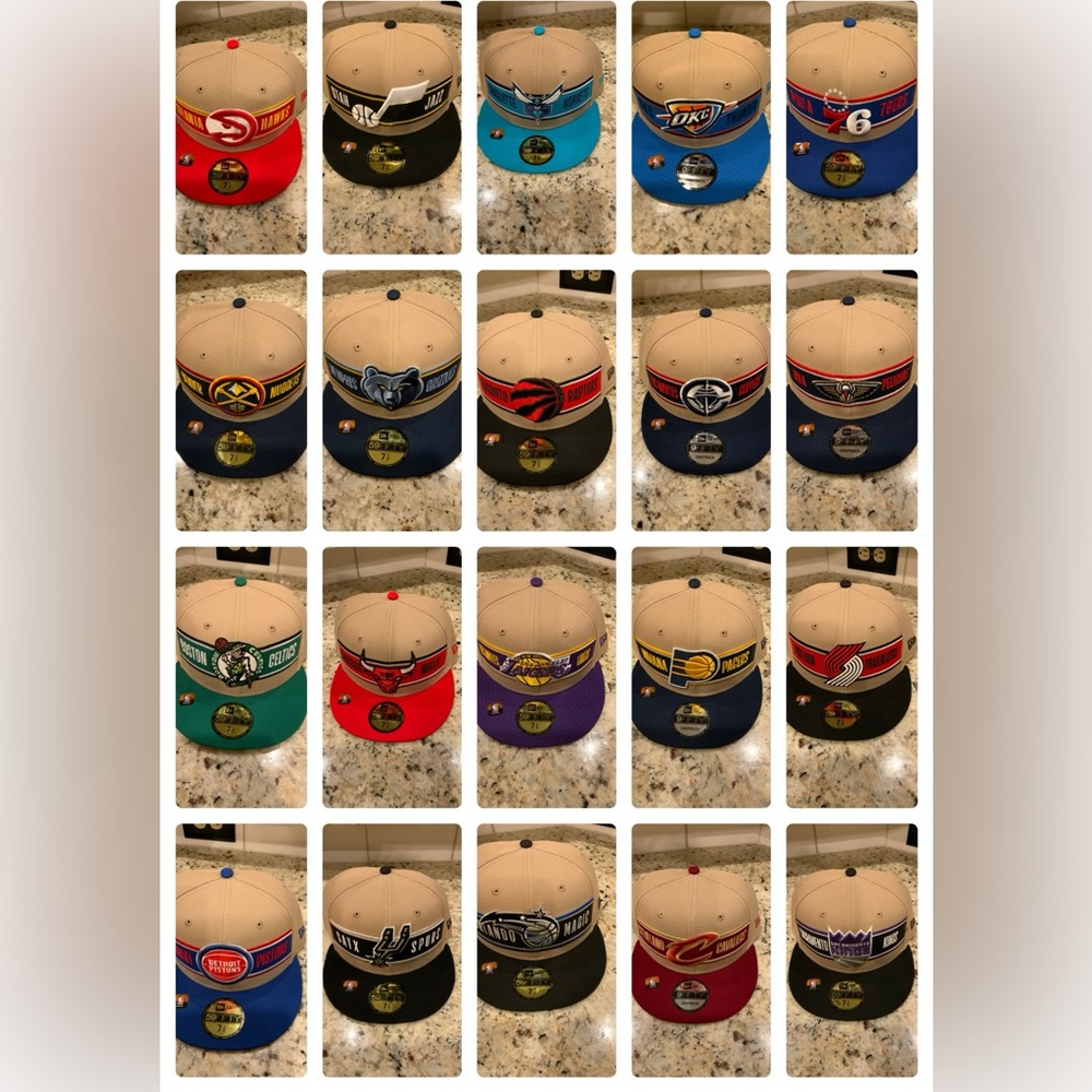 NBA 2024 Draft Hats - OFFICIAL - Player Draft Hats NWT - Gem